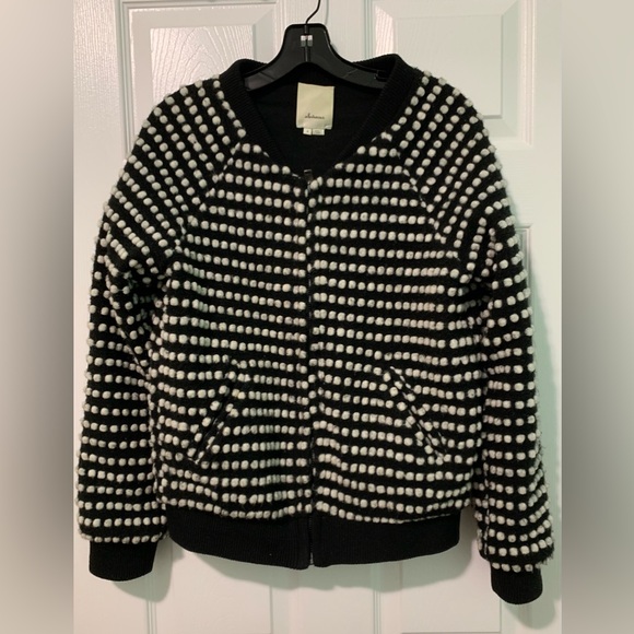 elevenses | Jackets & Coats | Elevenses Pom Pom Bomber Jacket | Poshmark